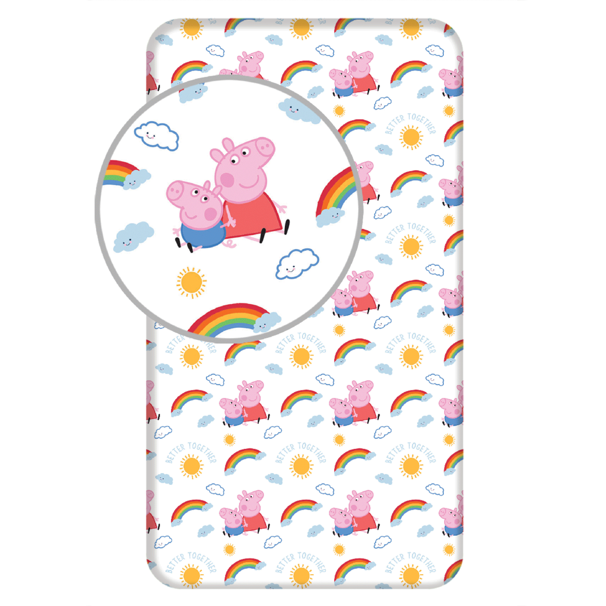 Lap Peppa Pig 90 x 200 + 25 cm - banaby.hu