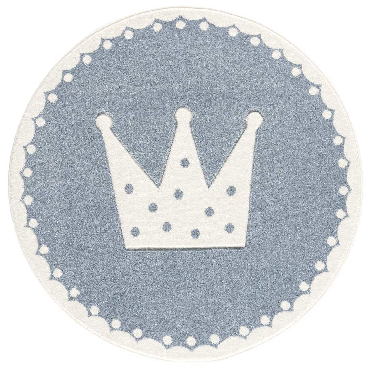 Childrens szőnyeg Crown - kék-fehér - banaby.hu