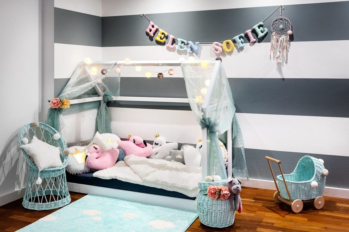 Gyerekágy házikó - különböző színek - banaby.hu